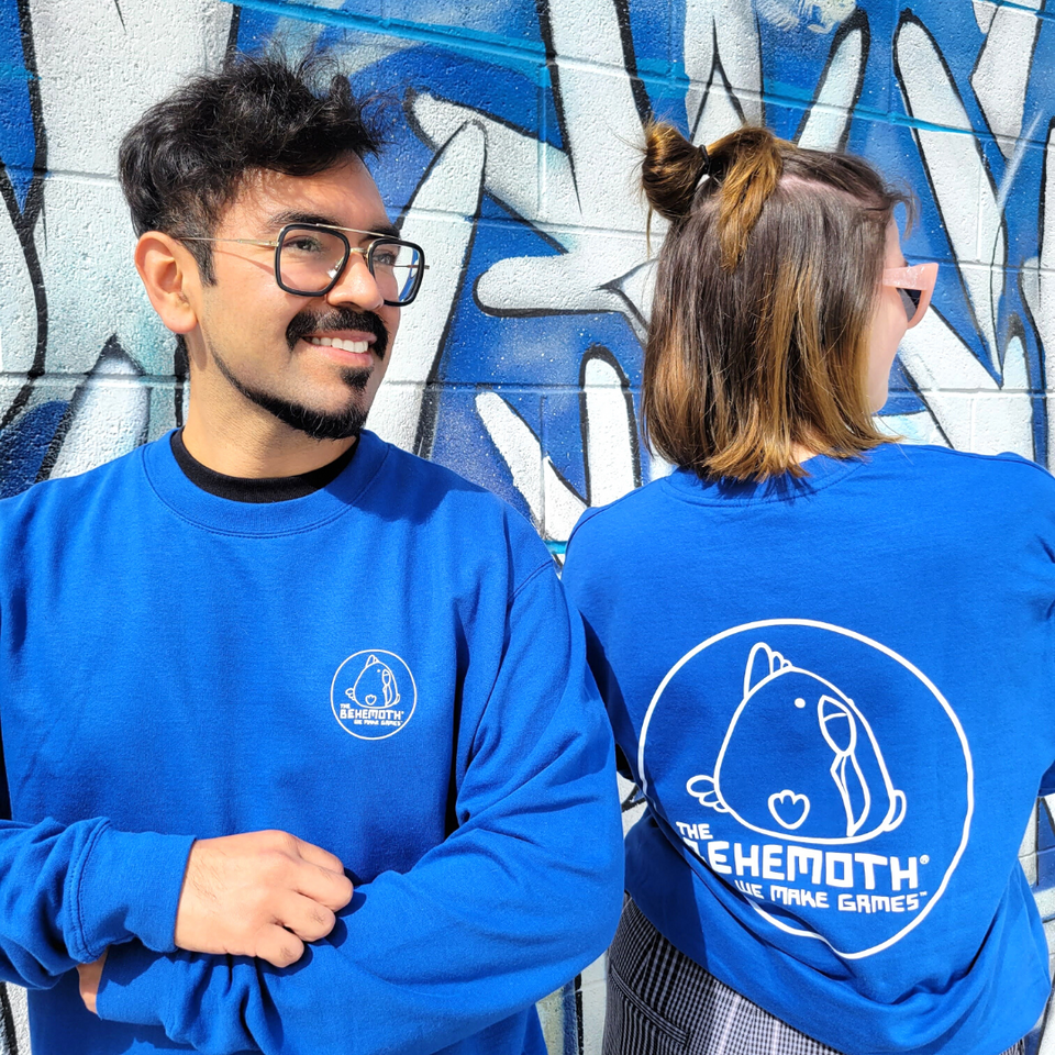 Behemoth Chicken Logo Crewneck Sweatshirt — THE BEHEMOTH STORE