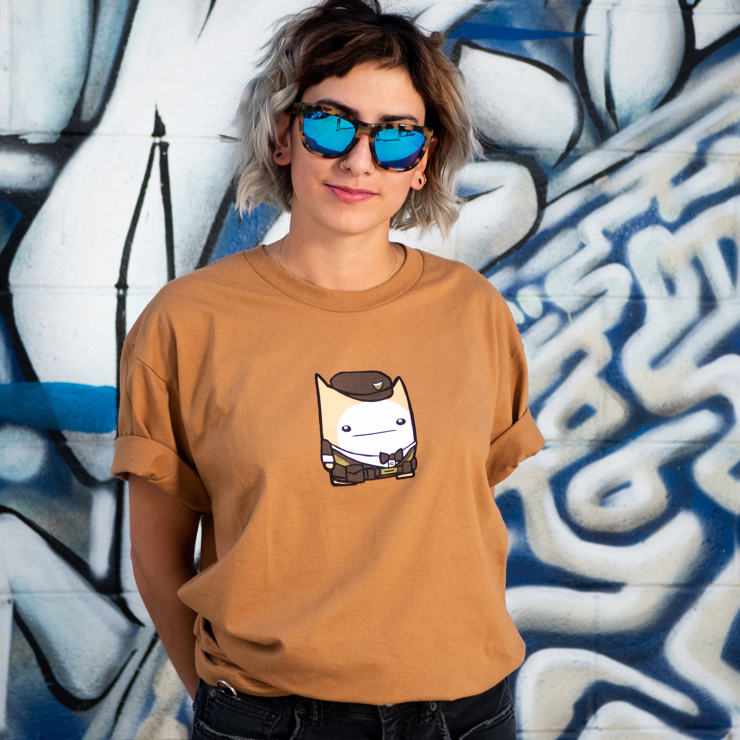 Cat Guard T-Shirt BATTLEBLOCK THEATER® — THE BEHEMOTH STORE