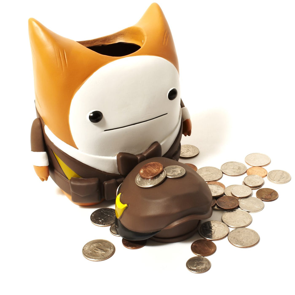 Cat Guard Piggy Bank BATTLEBLOCK THEATER® — THE BEHEMOTH STORE